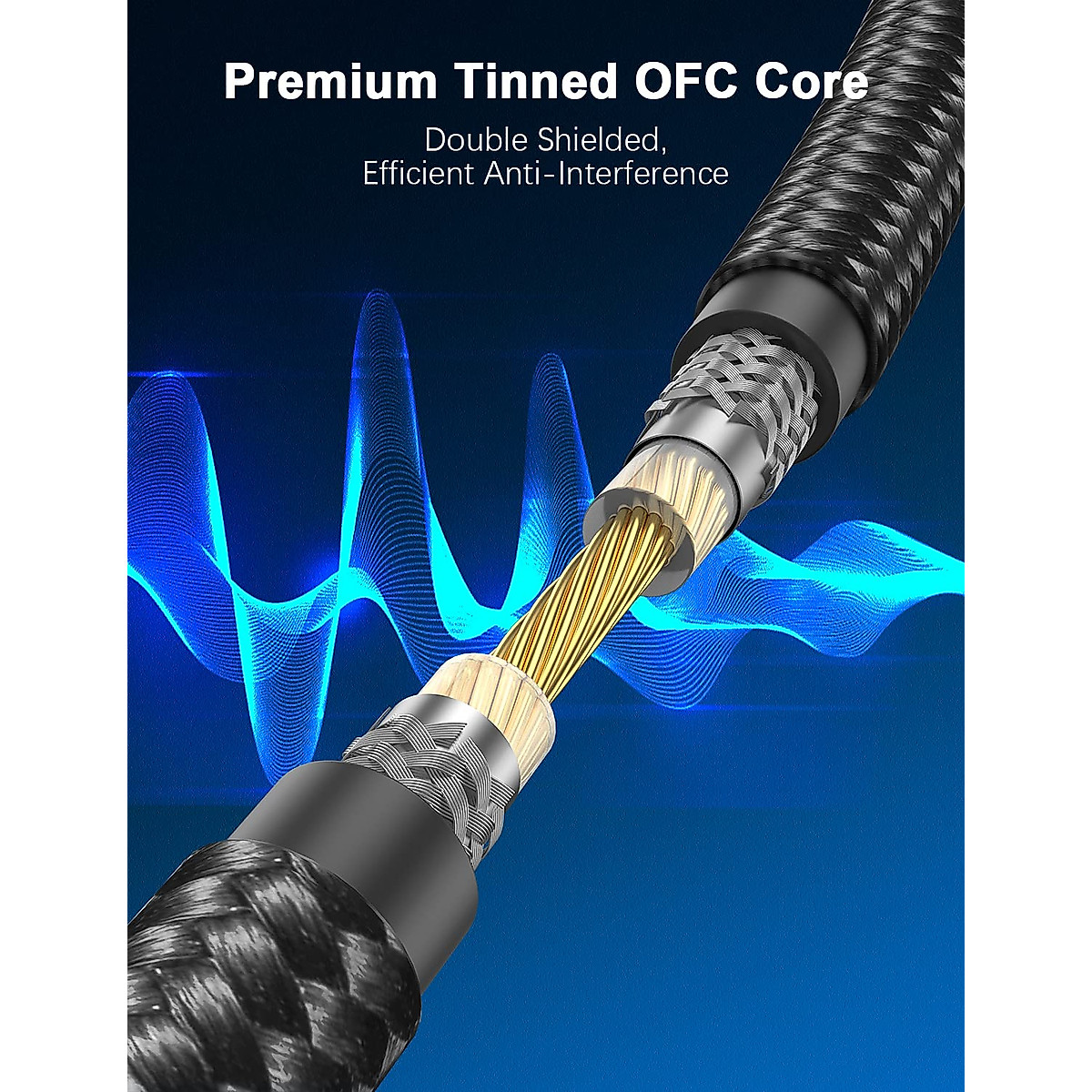 SOUNDFAM RCA to XLR Female Cable 10 Feet, 2 RCA Male to 2 XLR Female Phono Cable Adapter, Balanced 3pin XLR to Unbalanced RCA Speaker Cable for Amplifier Mixer Microphone - Wine Red…