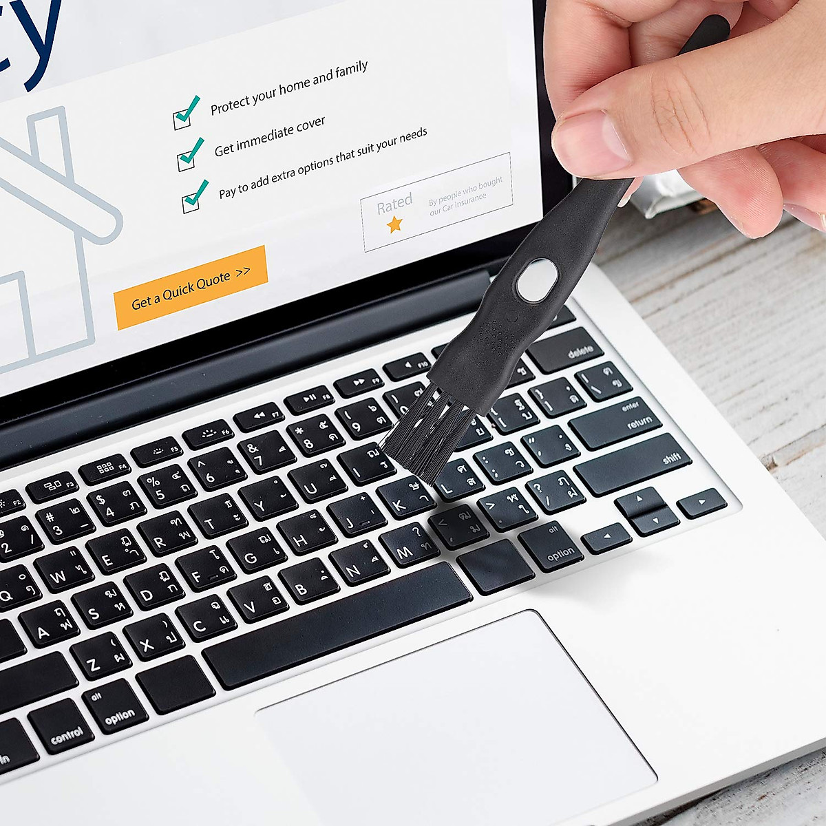 12 Pieces Electric Shaver Razor Clipper Cleaning Brush Shaver Nylon Bristles Electric Razor Duster Cleaner Brush, 3 Sizes