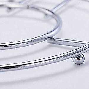 UPKOCH Metal Coffee Mug Cup Holder Hook Organizer Stand Kitchen Plate Utensil Drying Display Rack for Cafe Shop Cabinet Counter Desk