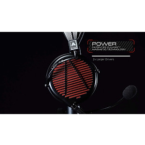 Audeze LCD-GX Gaming Headset with Boom Mic, Wired, All-Analog