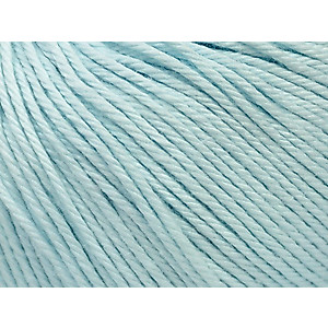 Lot of 8 Skeins Ice Yarns Baby Cotton (100% Giza Cotton) Yarn Baby Blue