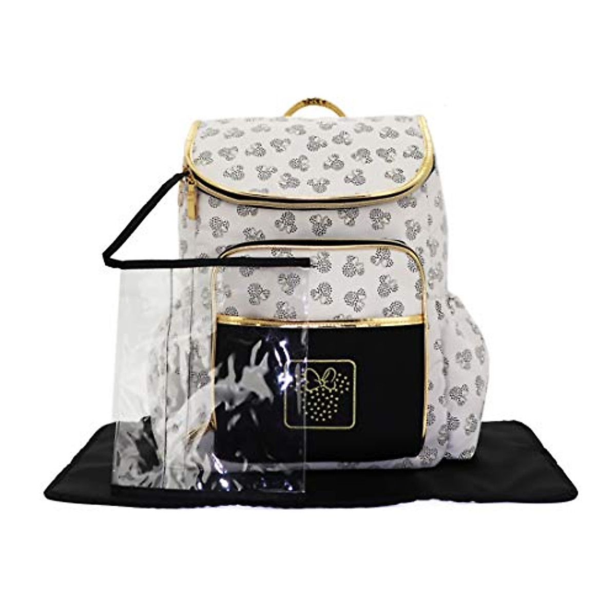 Cudlie Backpack, Minnie-Metallic Toss Heads