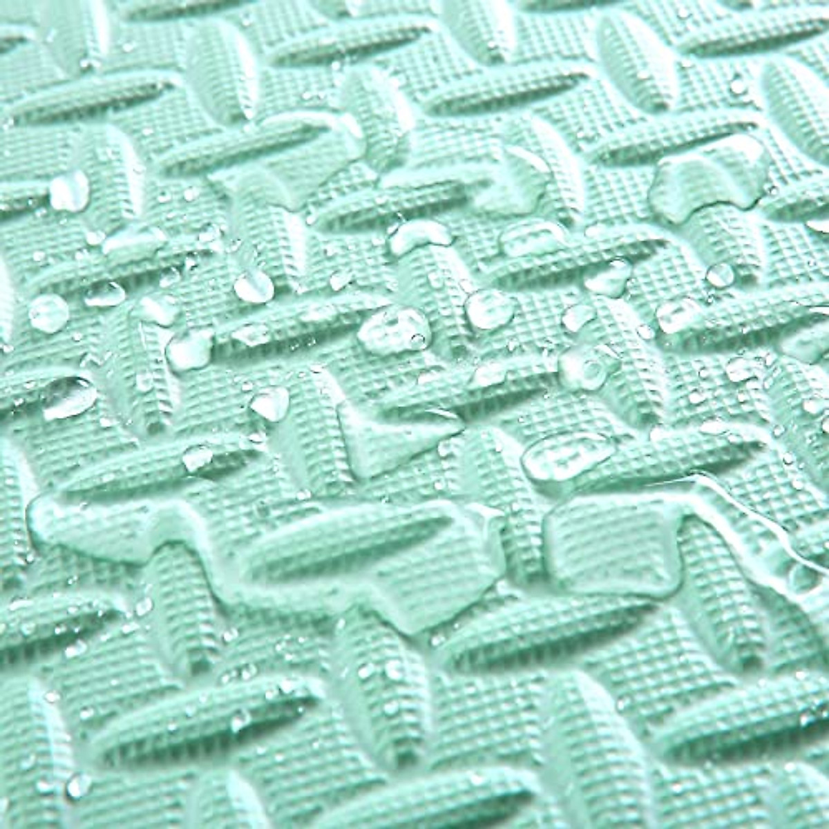 Tamiplay 16 Tiles Foam Play Mat, 0.4 Inch Thicked Interlocking Floor Mats with Solid Colors, Squares Baby Play Mat, EVA Foam Puzzle Floor Mat Foam Mats for Kids, Baby, Toddlers(White/Pink/Bean Green)