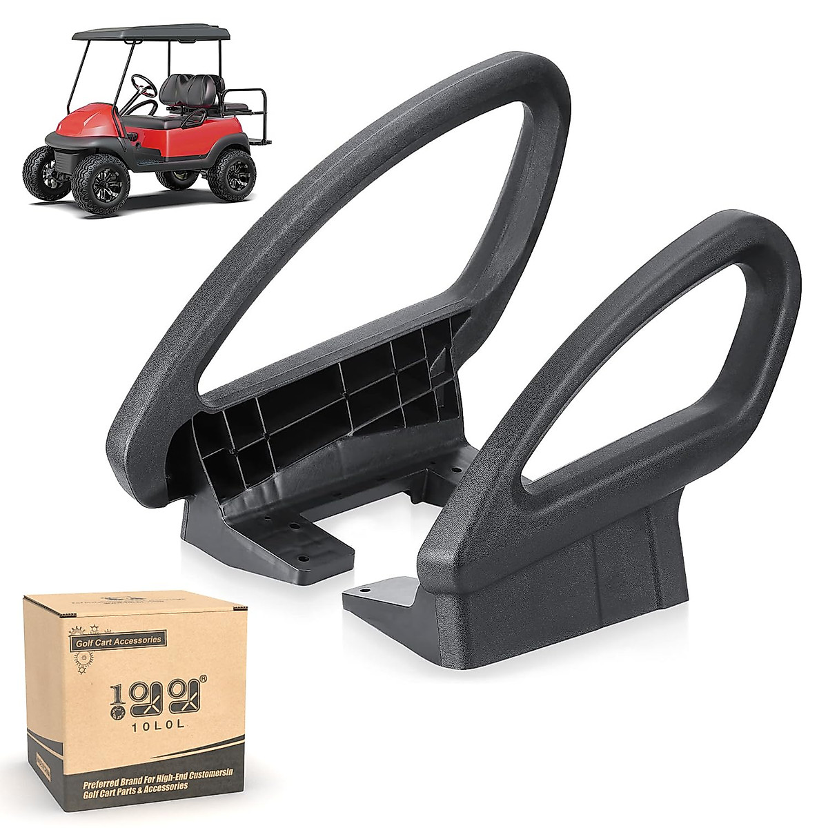 10L0L Golf Cart Arm Rest Hip Restraint for Club Car Precedent 2012-up, Driver and Passenger Side, OEM# 103833601 103833701, 1 Pair (Left + Right)