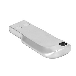 Lazmin112 Flash Drive,Metal Portable Uncovered 2.0 USB Thumb Memory Stick,Pen Drive, for Information Storage Data Transmission, 1/2/4/8/16/32/64/128 GB（Optional）(16g)