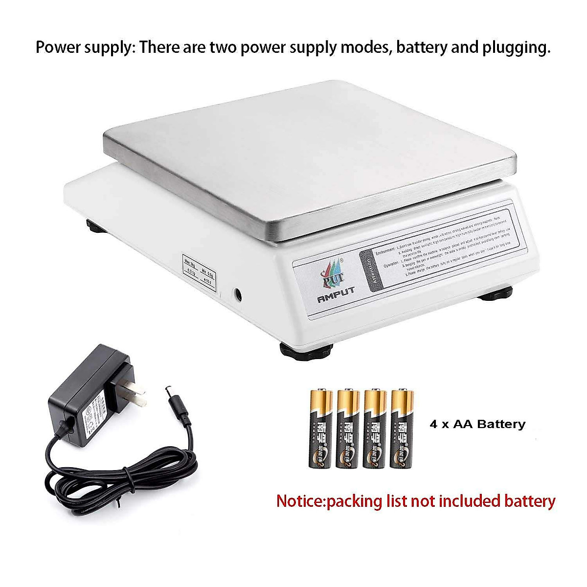 RESHY High Precision 10kg x 0.1g Lab Scale Digital Kitchen Scale Large Food Gram Scale Industrial Counting Scale Jewery Scientific Scale,for Laboratory,Cooking, Baking, Weight Loss,CE Certified