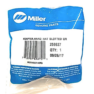 Miller 259637 Hard Hat Adapter, Slotted, Complete Kit