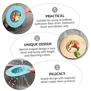 Veemoon Floor Drain Cover Water Filter Sink Strainer Bathtub Strainer Food Strainers Kitchen Sink Tub Drain Bathtub Stopper Sink Plug Toilet Sink Cover Accessories Household