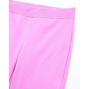 Fila Girls' Active Sweatsuit Set - 2 Piece Performance Fleece Hoodie Sweatshirt and Jogger Sweatpants - Activewear Set, 7-12, Size 7-8, Pink