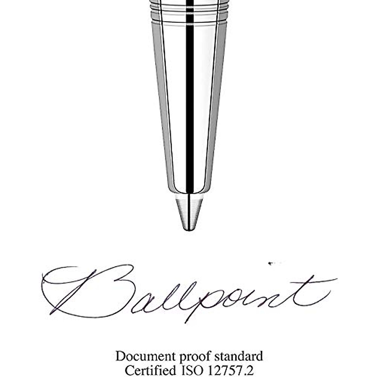 Parker QuinkFlow Ink Refill for Ballpoint Pens, Medium Point, Black Pack of 6 Refills (1782469)