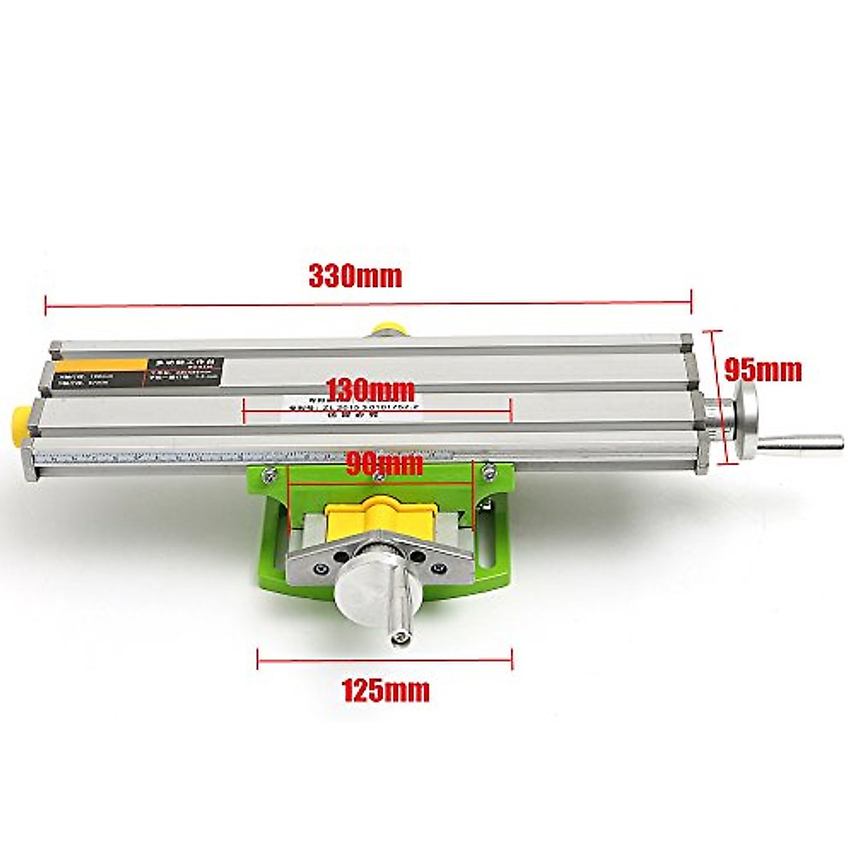 YEEZUGO Multifunction Worktable Milling Working Table Milling Machine Compound Drilling Slide Table For Bench Drill(Medium-Sized)
