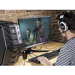 PC Splitter Cable Replacement for HyperX Cloud II, Alpha, Stinger, Core, Astro A10 A40, Turtle Beach Recon 70, SteelSeries, Sennheiser Game Headphone Y-Adapter 12inch