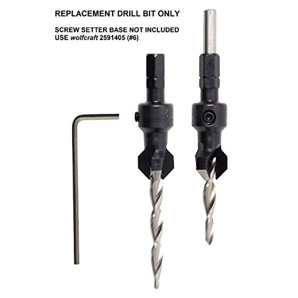 Wolfcraft 2586405#6 Hss Screw Setter Bit