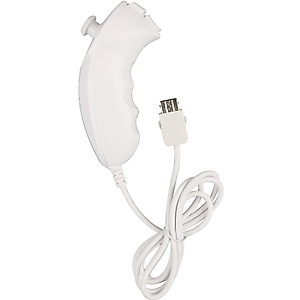 Ankey 2Packs Nunchuck Controller Remote Replacement for Nintendo Nunchuk Wii Wii U Console White