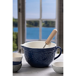 Mason Cash Nautical Set of 4 Prep Bowls, Grey