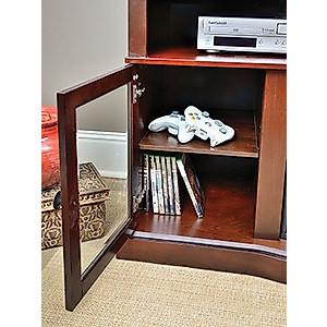 ChimneyFree Walker Cherry Electric Fireplace Entertainment Center - 25MM5326-C245