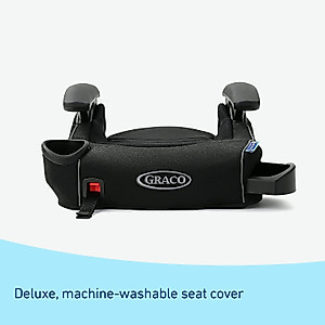 Graco® TurboBooster® LX Backless Booster with Affix Latch | Backless Booster Seat for Big Kids Transitioning to Vehicle Seat Belt, Montgomery