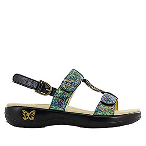 Alegria Womens Julie Abalone Rose Sandal - 36 M