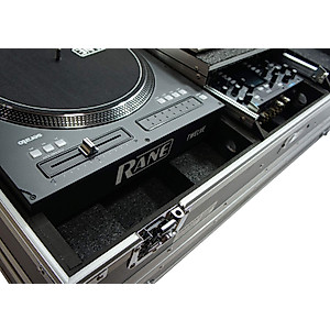 Harmony Audio HC2T1272WLT DJ Battle Coffin Compatible with (2) Rane 12 Turntables & Rane 72 Mixer - Case Only