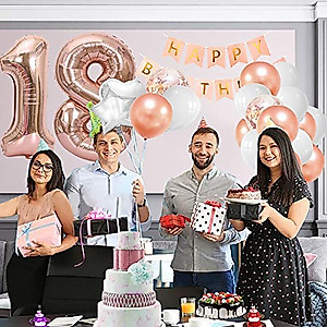 18th Birthday Decorations for Girls 18 Birthday Decorations for Girls 18 Balloon Numbers 18th Birthday Party Decorations
