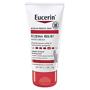 Eucerin Creme Eczema Relief Hand 2.7 Ounce Tube (80ml) (2 Pack)