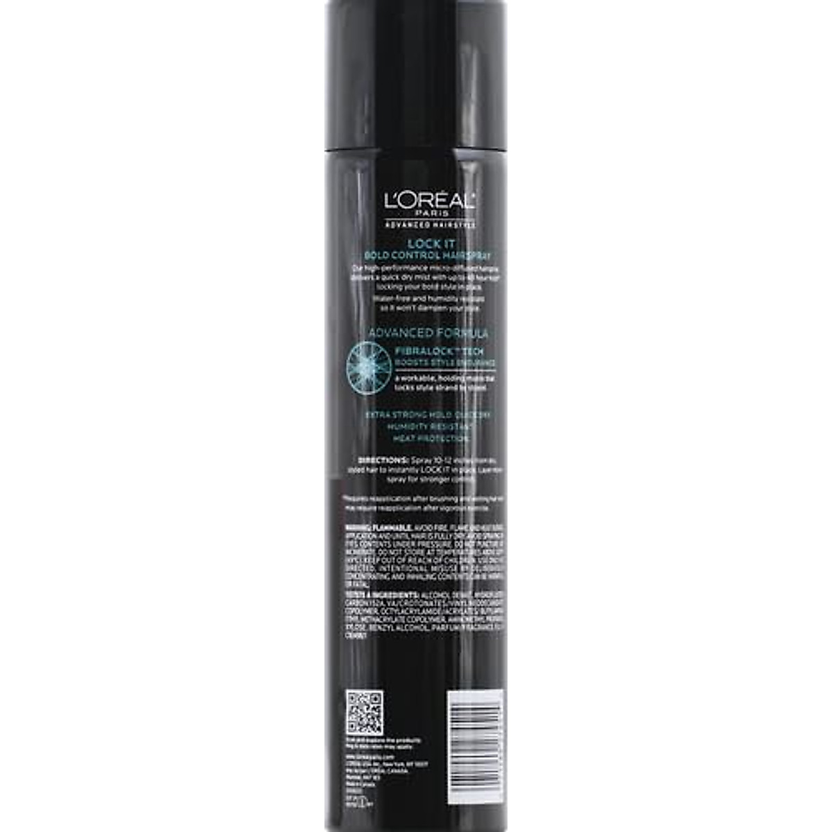 L'Oreal Paris Advanced Hairstyle Lock It Bold Control Hairspray 8.25 Ounce