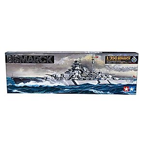 Tamiya 78013 1/350 German Battleship Bismarck Plastic Model Boat Kit
