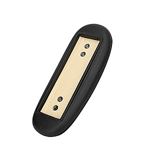 ALUCSET 10" Long x 4" Wide Office Chair Replacement Armrest Arm Pads Caps Univeral 4" 5.5" Mounting Hole Office Chair Parts 1 Pair (Black, Set of 2)