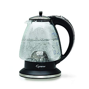 Capresso 240.03 Water Kettle, 48 oz, Polished Chrome and Black
