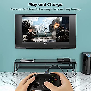 YCCSKY Controller Battery Pack for Xbox One/Xbox Series X|S, 2 X 1200mAh Rechargeable Battery Pack Play and Charge Kit for Xbox One X/S