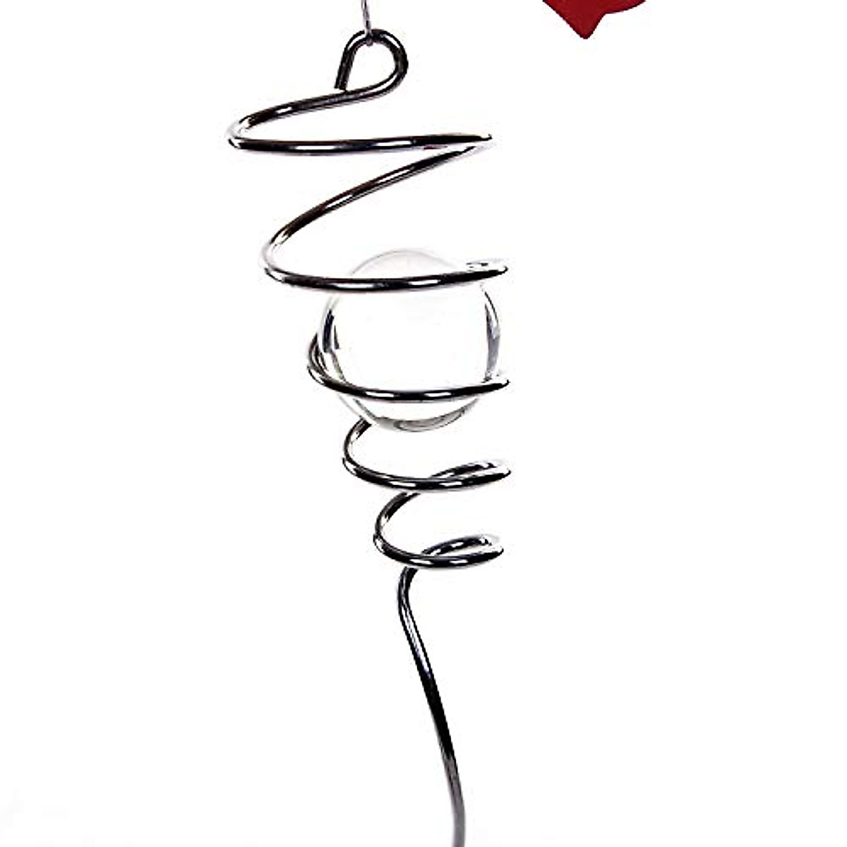 18" Wind Spinner Outdoor Hanging Metal Figurine Spinner for Garden Décor Ornament Lawn Yard Patio,Cardinal