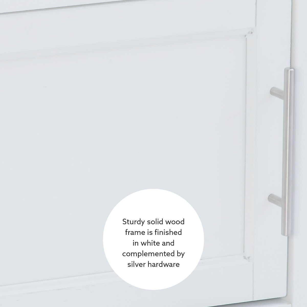 White Linon Storage Cart On Wheels With Granite Top. Great For Small Kitchens!!