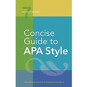 Concise Guide to APA Style: 7th Edition (OFFICIAL)