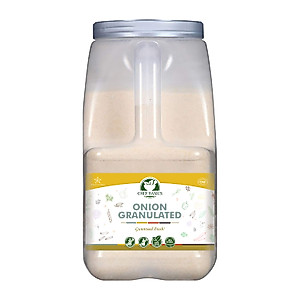 Granulated Onion - Restaurant Quality - 7 Pound Bottle - Bulk Spices