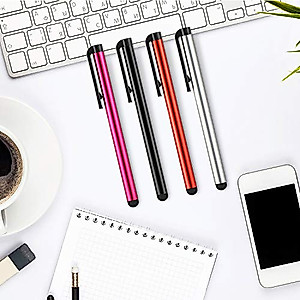 Outus 40 Pieces Stylus Pens Capacitive Slim Stylus Pens for Universal Touch Screens Devices, Compatible with iPhone, iPad, Tablet (Multicolor)