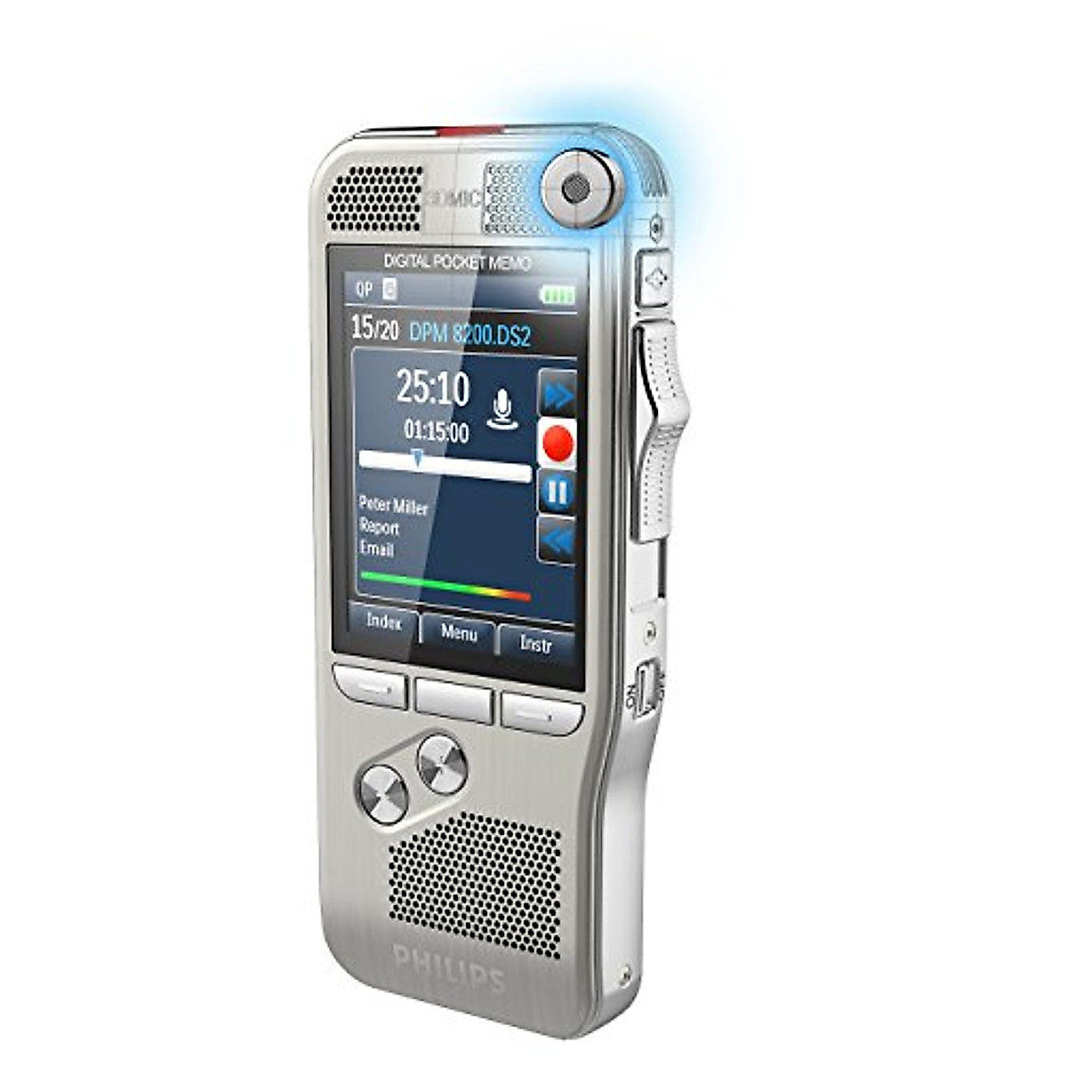 Philips DPM8000/01 Digital Pocket Memo with Speech Exec Pro Dictation Software and SR Module
