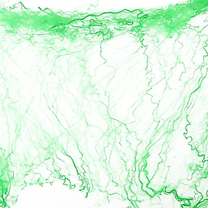 DECORA Halloween Party Favors 3 Pack Spider Webs & Webbing Stretchy Cobwebs for Indoor/Outdoor Decoration(25 grams/Green)