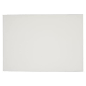 6-Pack Corrugated Plastic Yard Signs with Stakes 17x12 for Outdoor, Garage Sale Supplies, Estate Sale, Open House Poster Board, Birthday, Moving, Lawn, 4mm Thick, White Blank Surface Sheets