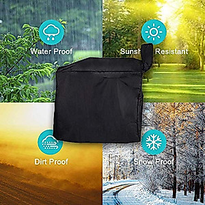 BBQ Future Grill Cover for Z Grills ZPG-700D, 52 Inch 600D Heavy Duty Waterproof BBQ Grill Cover(UV & Weather Resistant & Rip Resistant)