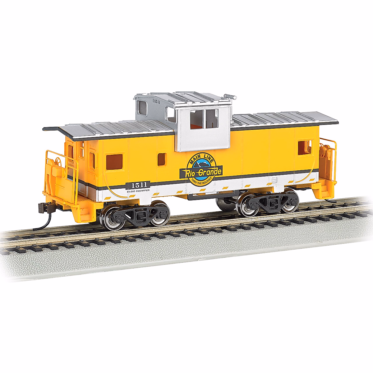 Bachmann Trains - 36' Wide-Vision Caboose - Rio Grande #1511 - HO Scale (17706)