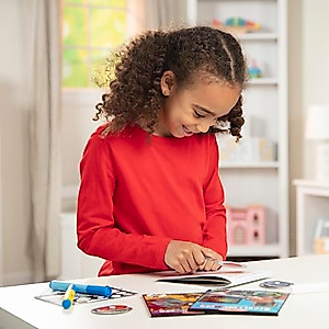 Melissa & Doug On the Go Secret Decoder Deluxe Activity Set and Super Sleuth Toy - Seek And Find Book, Kids Road Trip Essentials, Detective Kit, Travel Games For Ages 7+