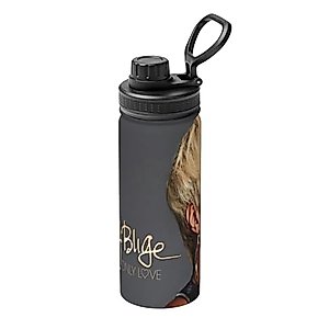 HIKTIEK Mary J Musics Blige Stainless Steel Insulated Tumbler Sports Water Bottle Hot and Cold Travel Cup 18oz