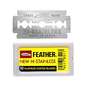 Feather Double Edge Safety Razor Blades 10 Count