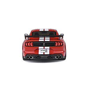 solido S1805903 Ford 1:18 Mustang GT500-Red, Multicolored