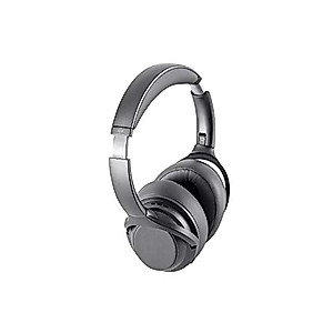 Monoprice BT-600ANC Bluetooth Over Ear Headphones with Active Noise Cancelling (ANC), Qualcomm aptX HD Audio, AAC, Touch Controls, 40hr Playtime