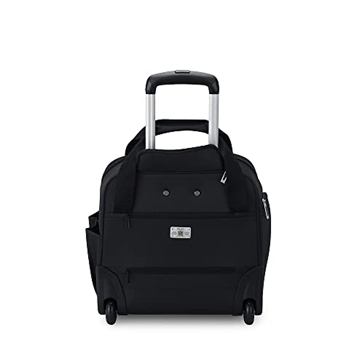 DELSEY PARIS Sky Max 2.0 Softside Two Wheel Under Seat Luggage, Black, Carry-on 15 Inch