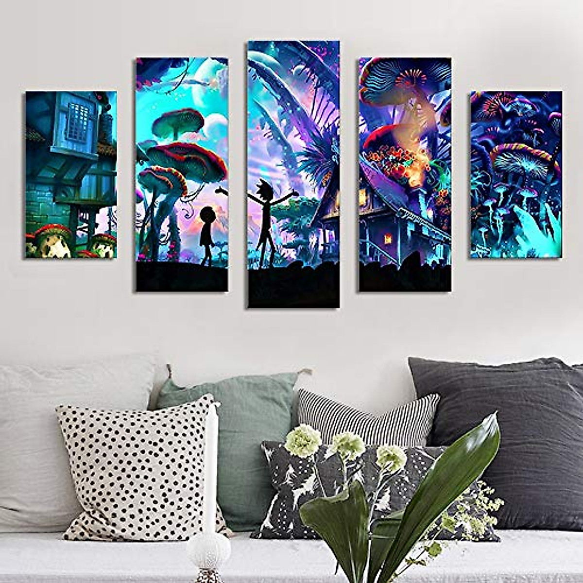 DIY 5D Full Drill Diamond Painting Kits for Adults Kids, Crystal Rhinestone Diamond Embroidery Paintings Arts Craft Home Wall Decor (Wonderland, 37.4 x 17.7 Inch)