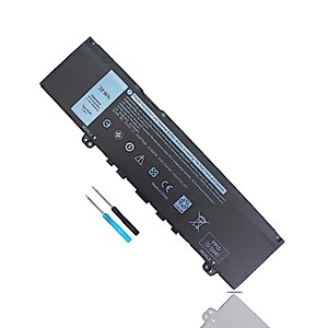 38WH F62G0 New Laptop Battery for Dell Inspiron 13 7000 7370 7373 7380 5370 7386 2-in-1 P83G P83G001 P87G P87G001 Vostro 5370 13-5370-D1505G D1525S D1605S Series F62GO RPJC3 39DY5-12 Months warranty