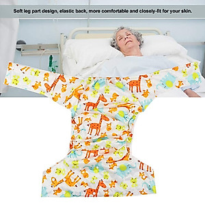 Washable Diapers,Reusable Adult Diaper Leak Proof Protection, Washable and Reusable Adjustable Breathable Adult Diaper for The Elderly, One Size Fits All(2)