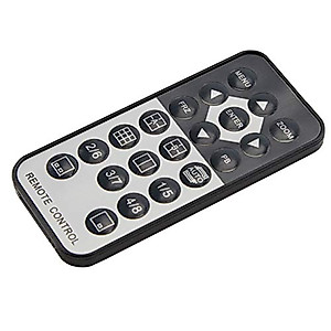 InstallerCCTV Video Quad Color 4CH Multiplexer 2 BNC Output with Remote Control and Free 1Amp Power Adapter…